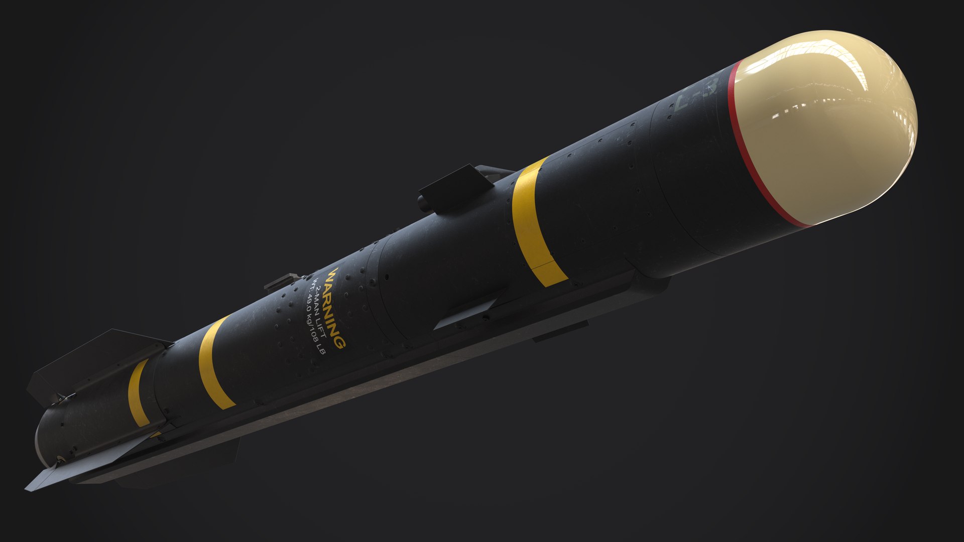 AGM-114L Longbow Hellfire II 3D - TurboSquid 1993338