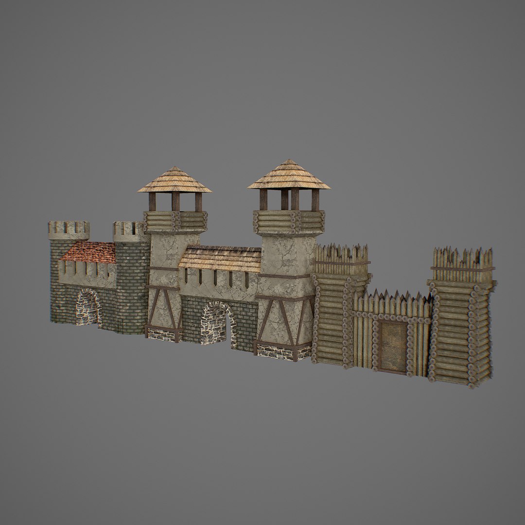 3D Medieval Gates Model - TurboSquid 1258813