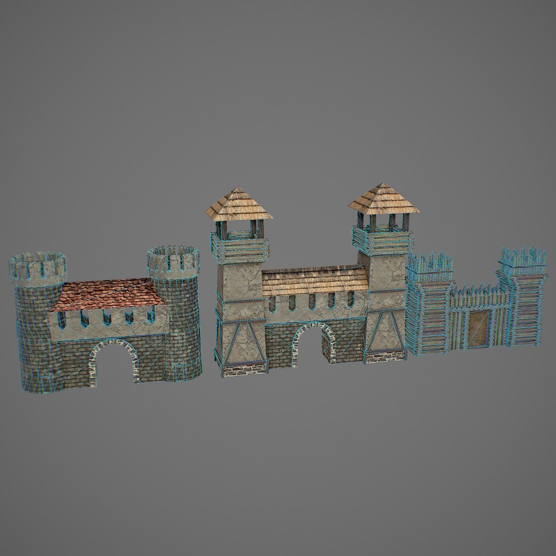 3D Medieval Gates Model - TurboSquid 1258813
