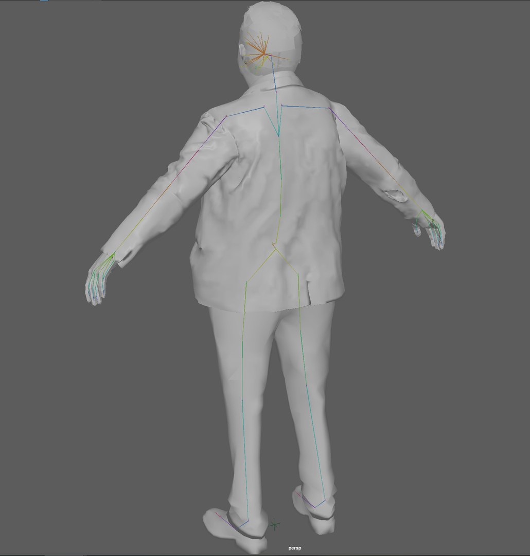 3D Old Man Rigged - TurboSquid 2016130