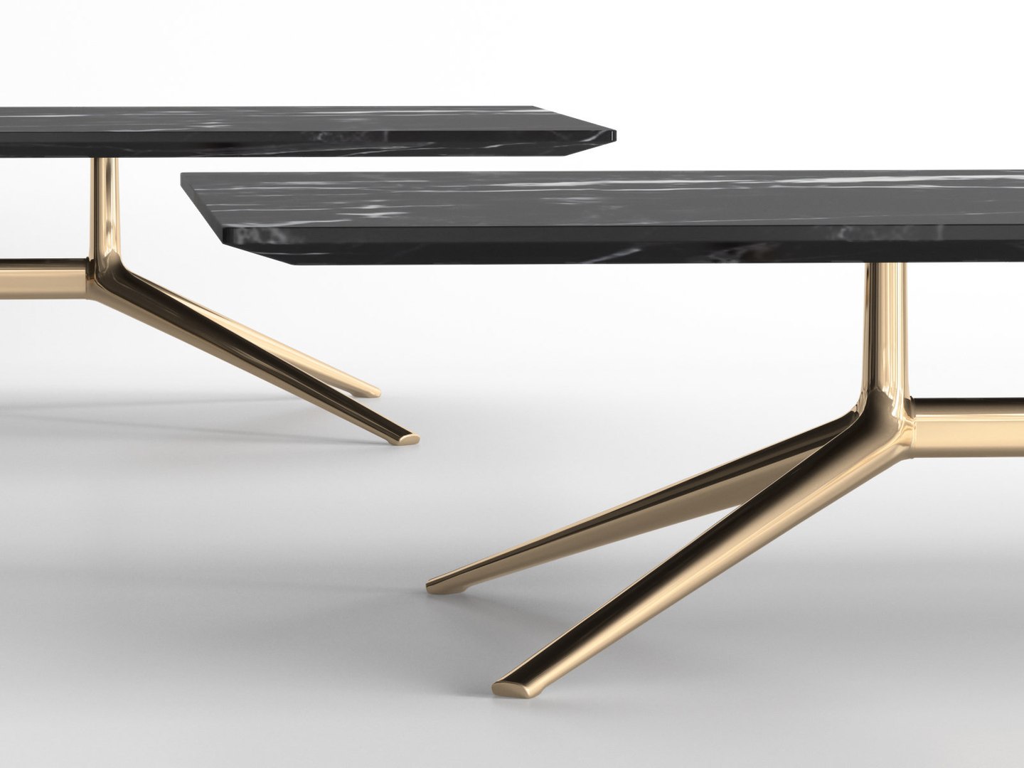 3D Model Mondrian Large Tables - TurboSquid 1162365