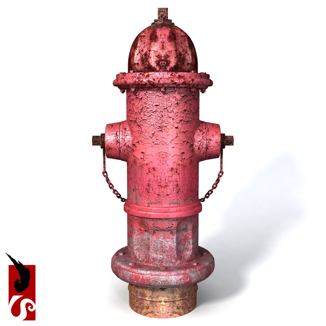 maya old red hydrant