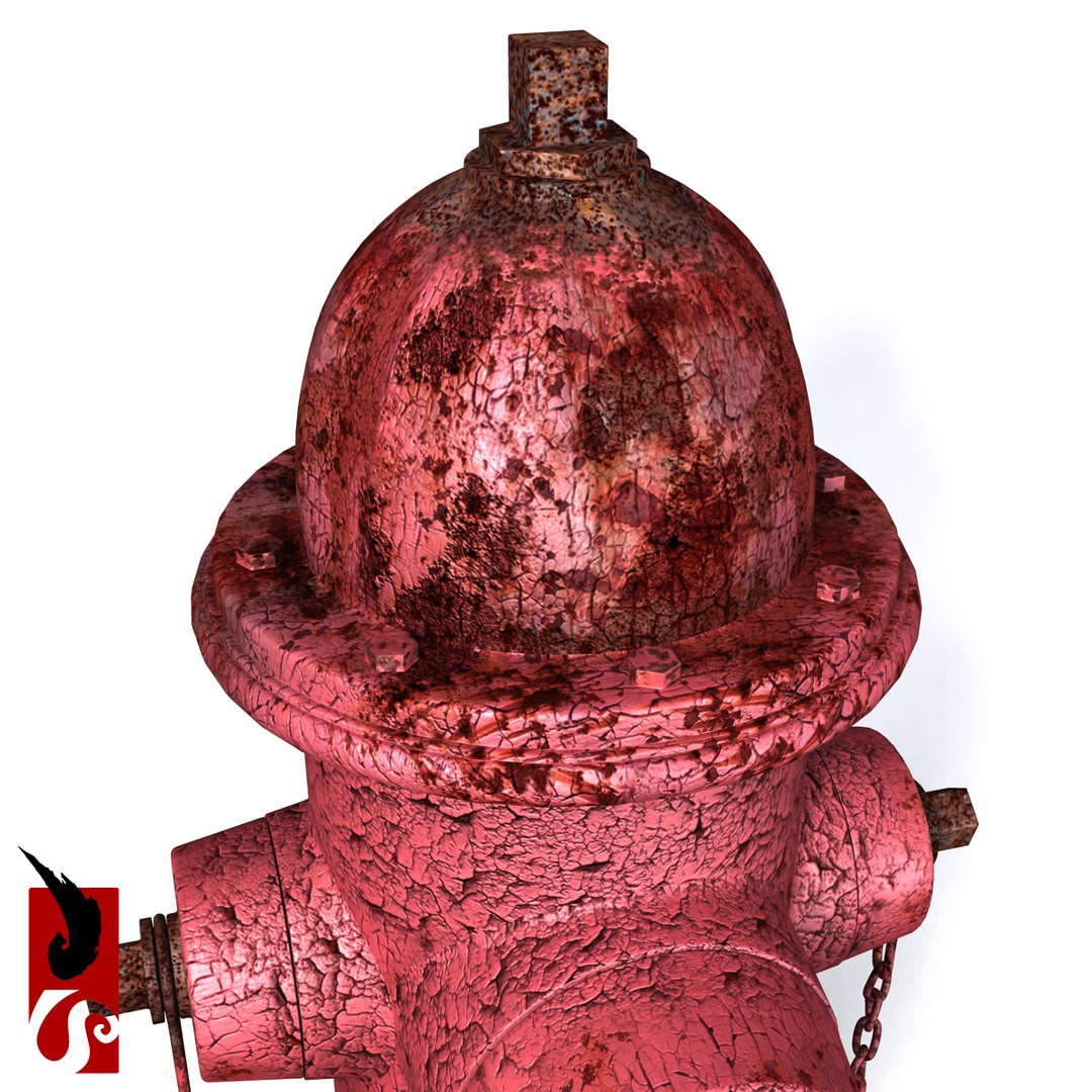 maya old red hydrant
