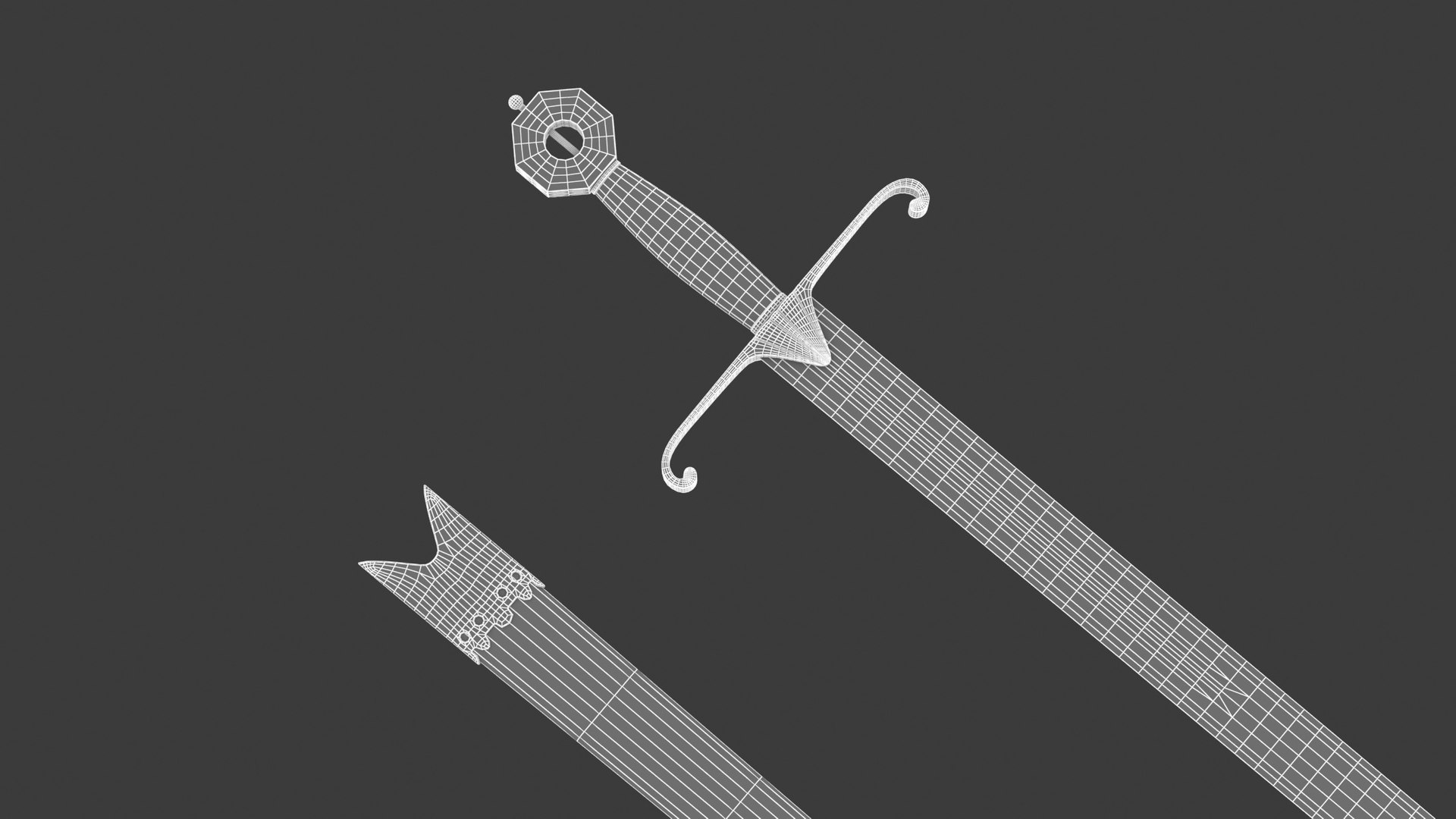 Curtana Sword 3D Model - TurboSquid 1810590