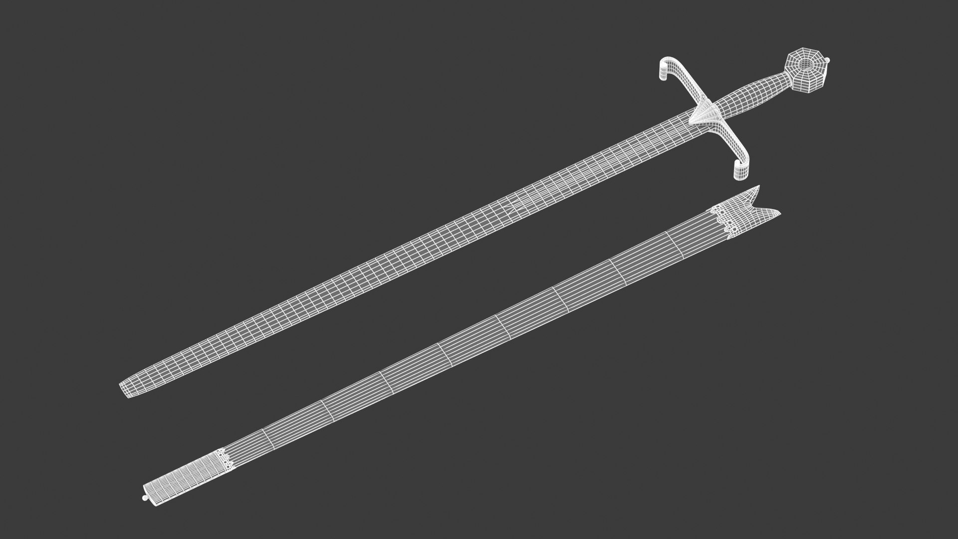 Curtana Sword 3D Model - TurboSquid 1810590