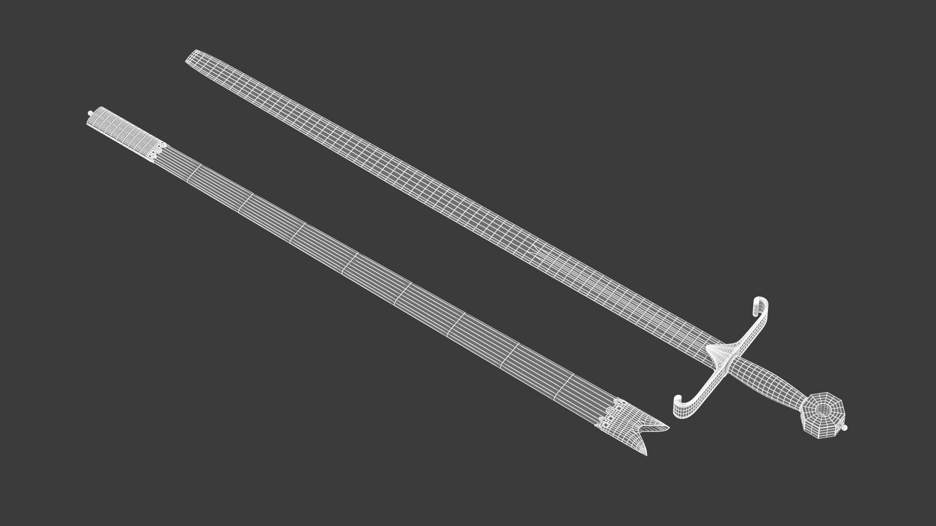Curtana Sword 3D Model - TurboSquid 1810590