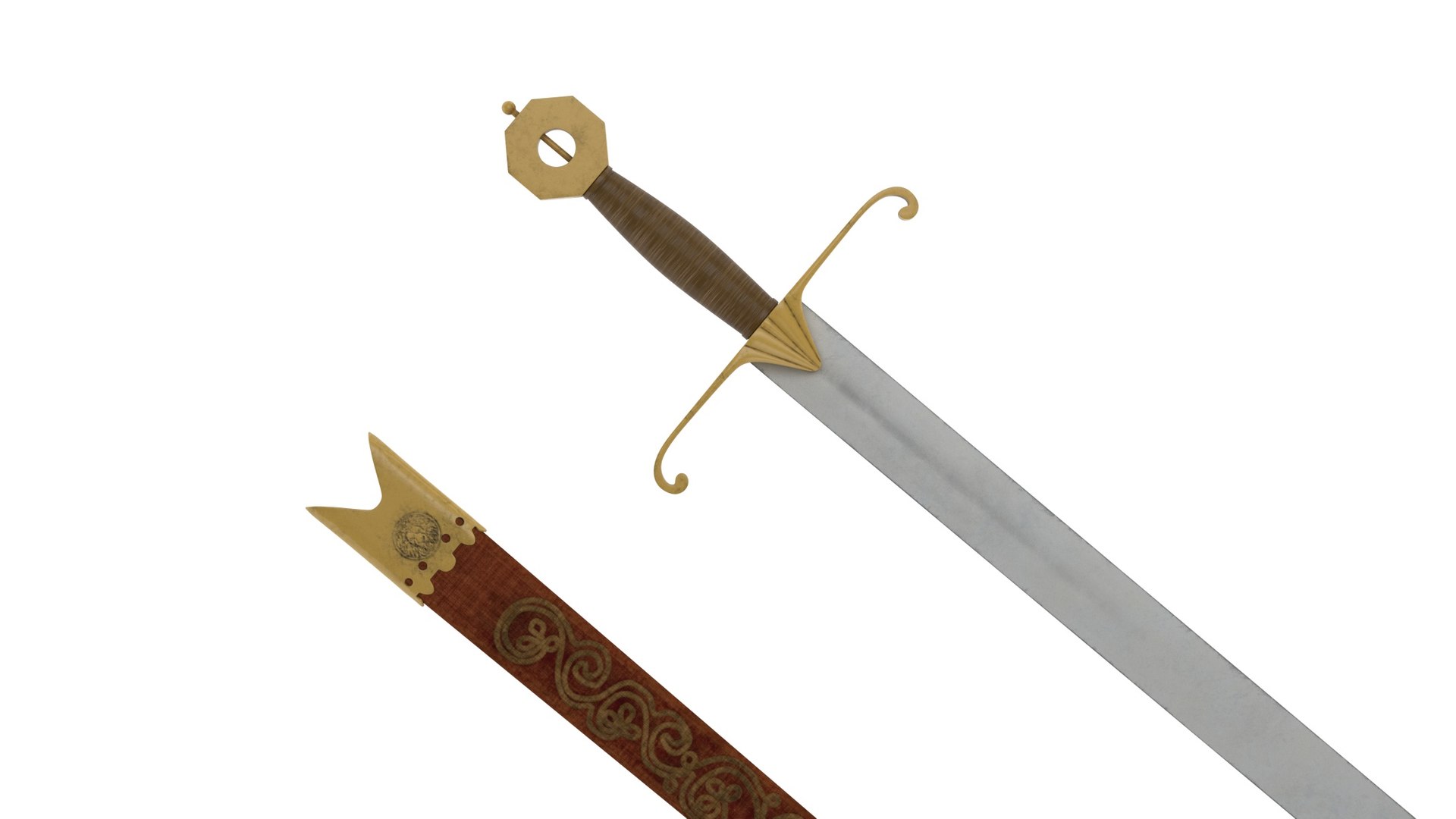 Curtana Sword 3D Model - TurboSquid 1810590