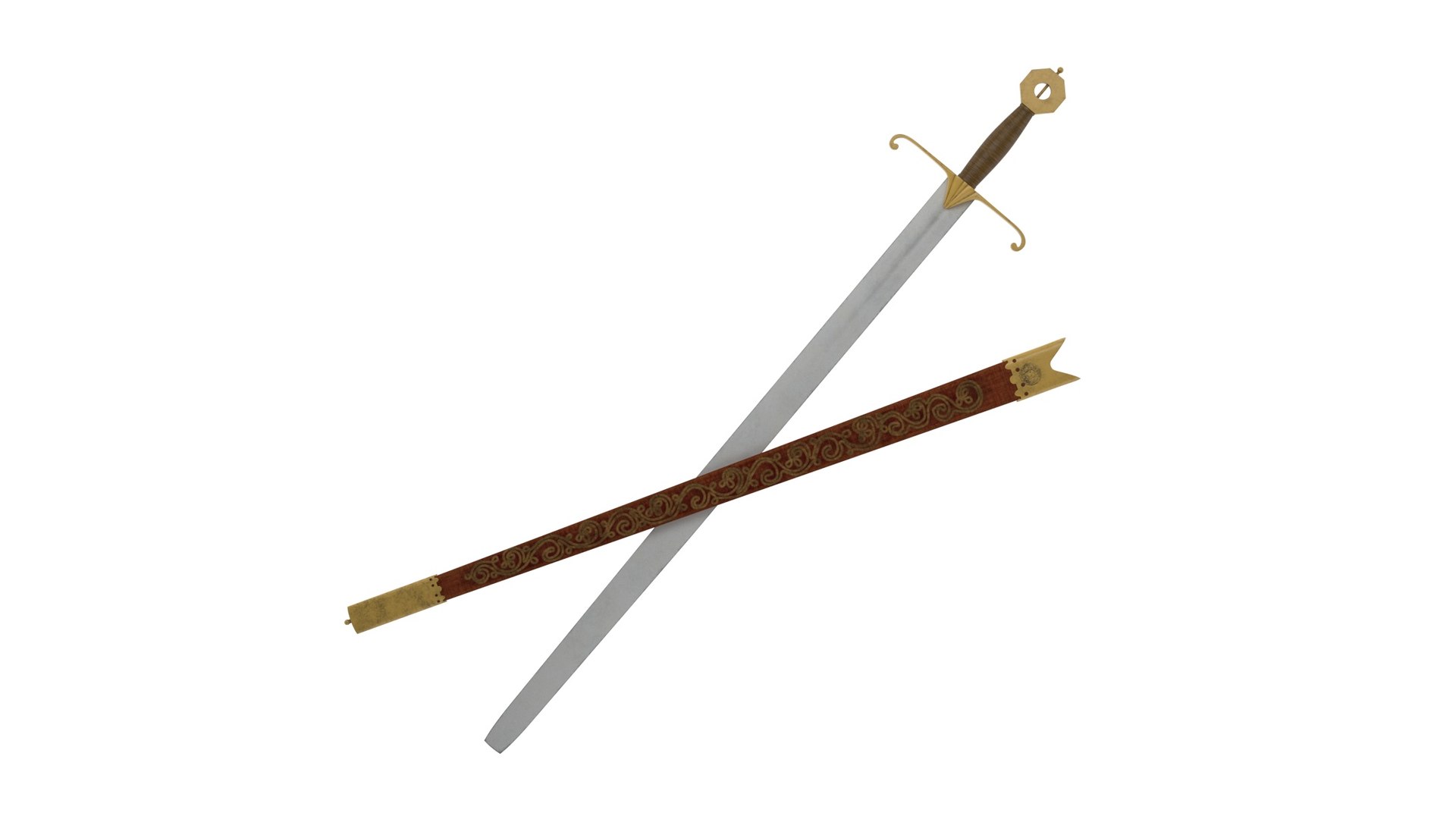 Curtana Sword 3D Model - TurboSquid 1810590