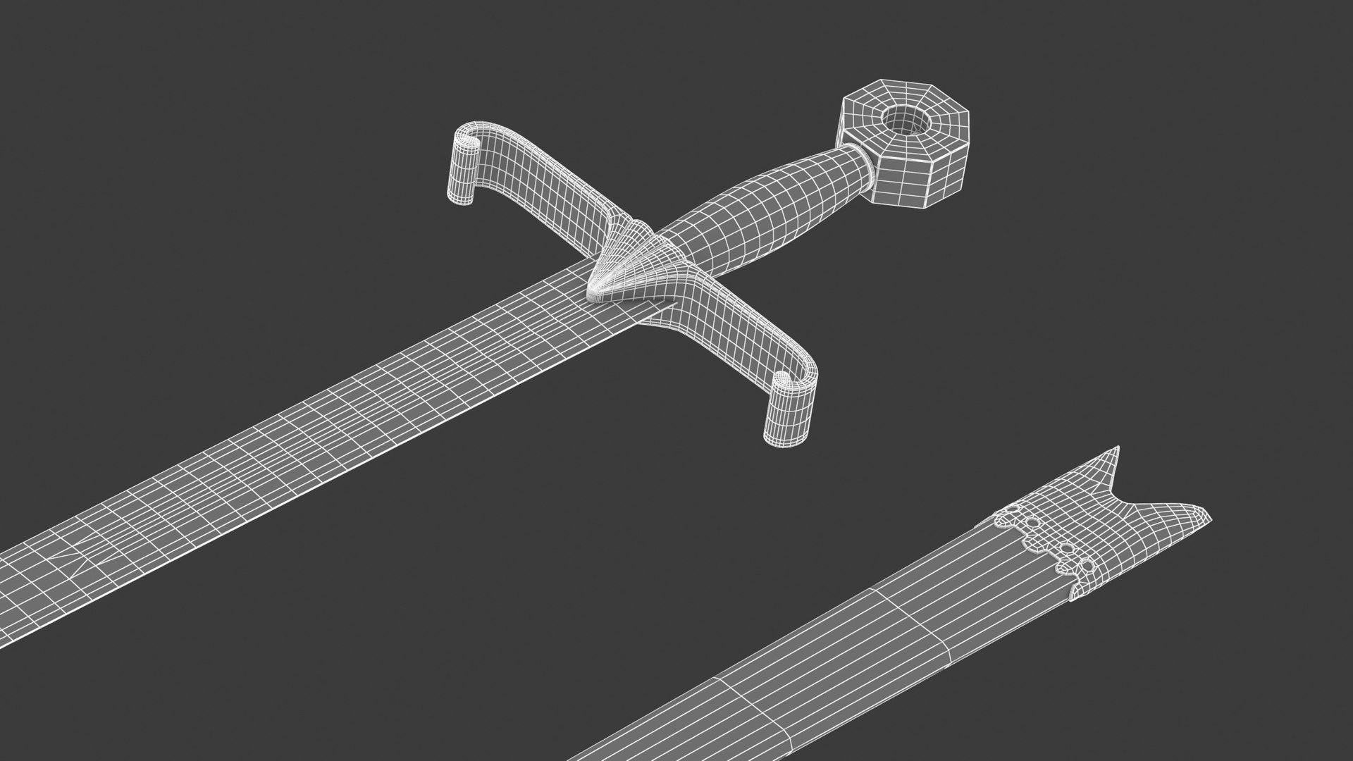 Curtana Sword 3D Model - TurboSquid 1810590