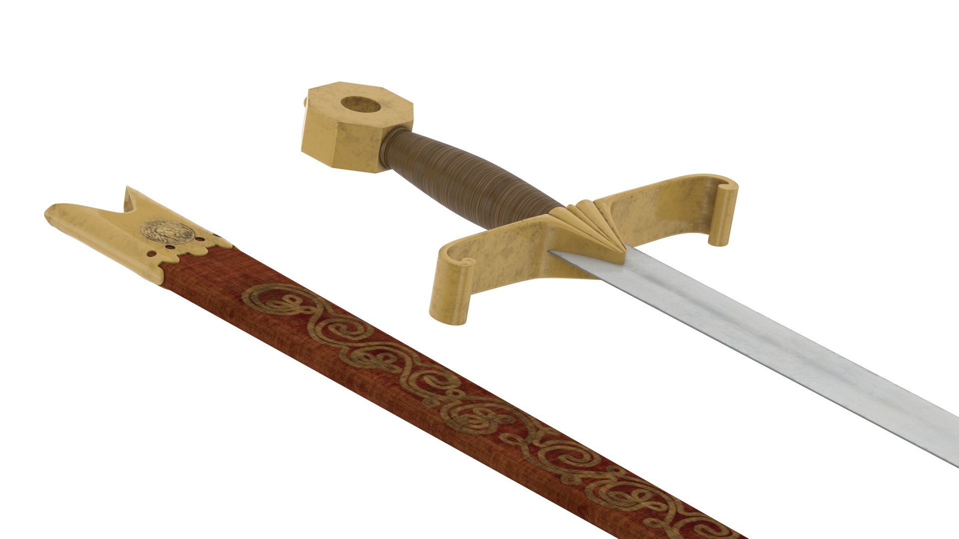 Curtana Sword 3D Model - TurboSquid 1810590