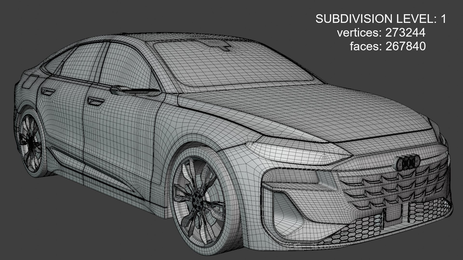 Tesla Juniper And Audi A6 E-tron Model - TurboSquid 2386553