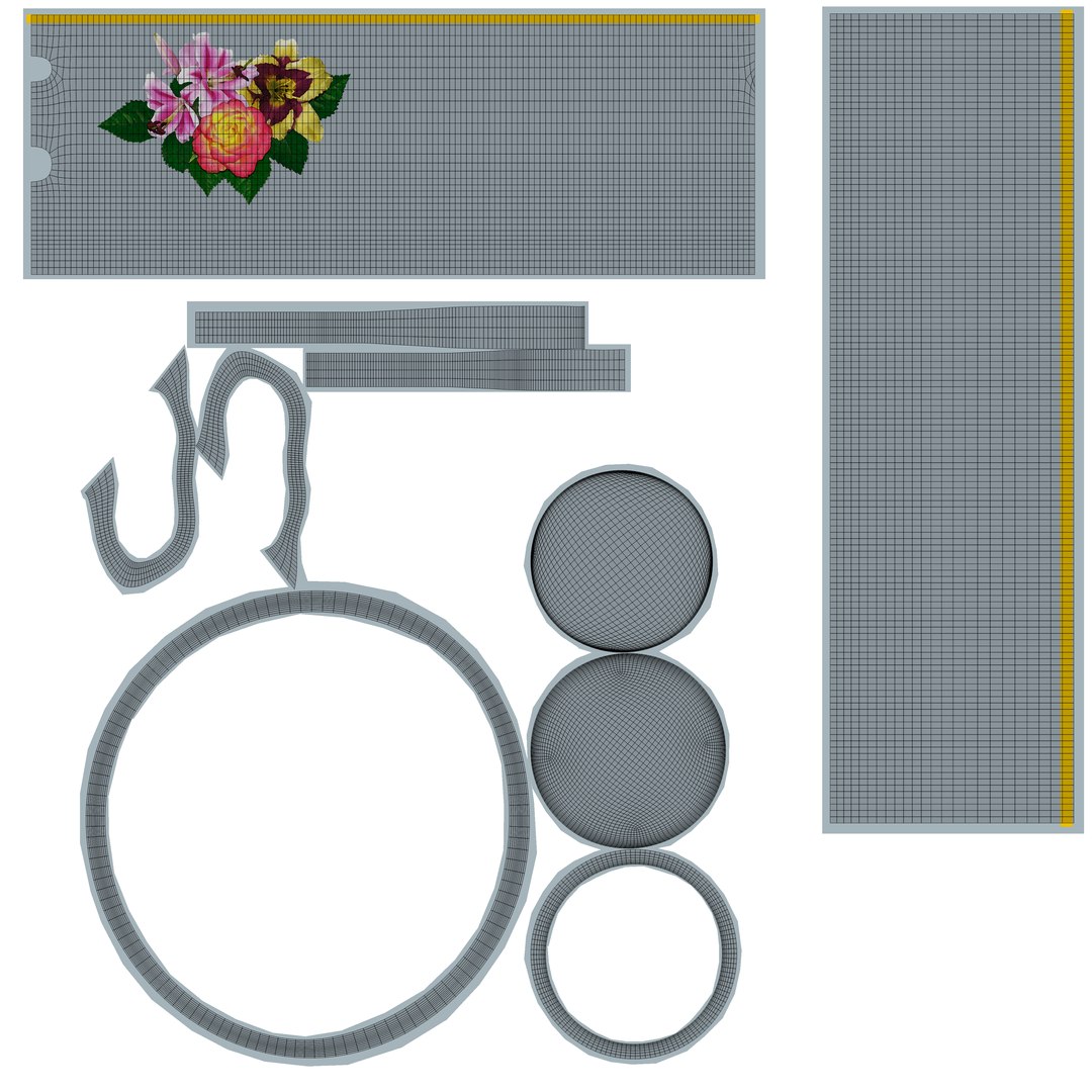 Cup With A Pattern 3D Model - TurboSquid 1982610