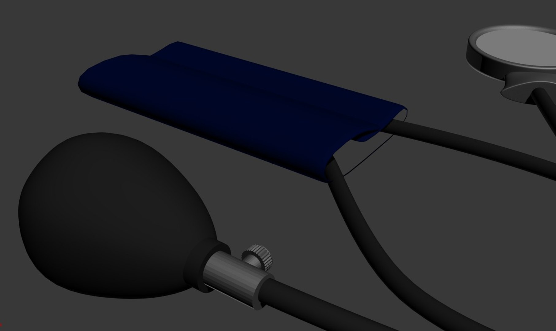 3d Model Of Analog Sphygmomanometer