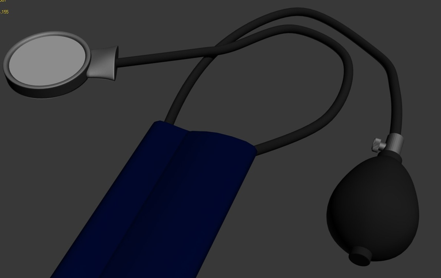 3d Model Of Analog Sphygmomanometer
