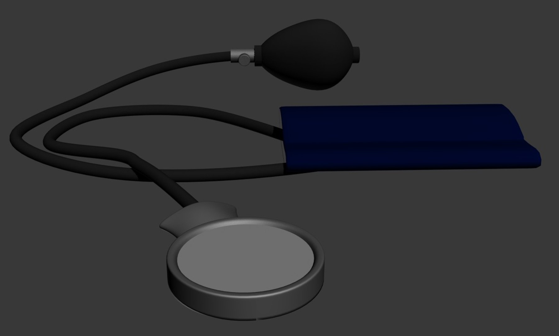 3d Model Of Analog Sphygmomanometer