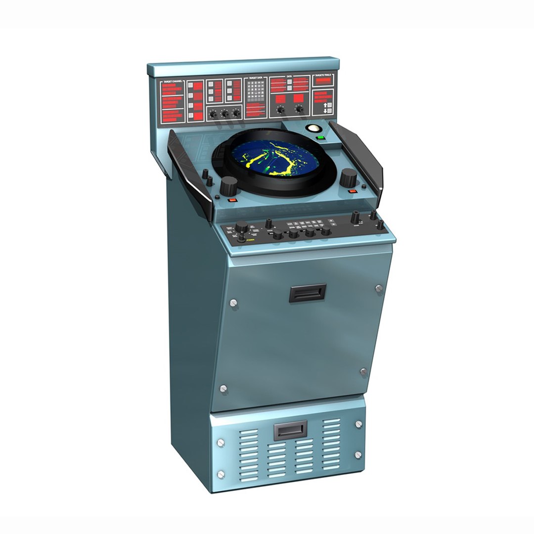 Naval Radar 3d Model
