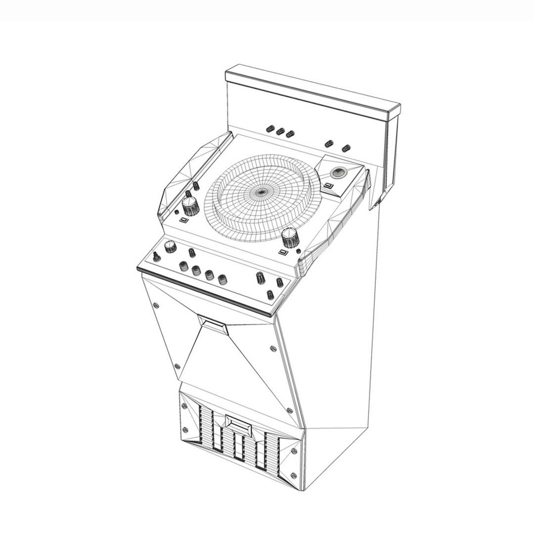 Naval Radar 3d Model