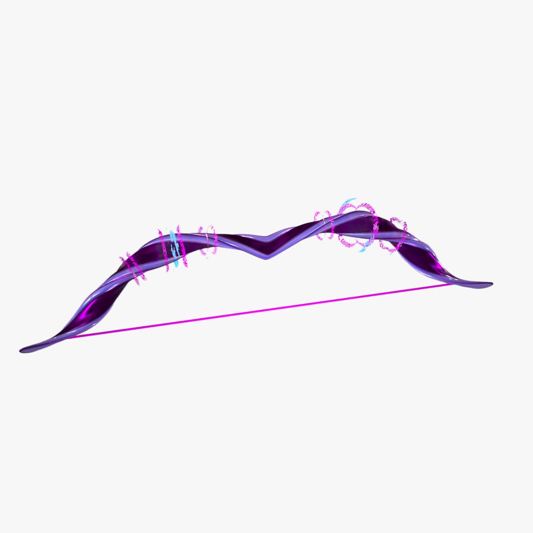 3D Purple Warriors Bow Low-poly - TurboSquid 2047705