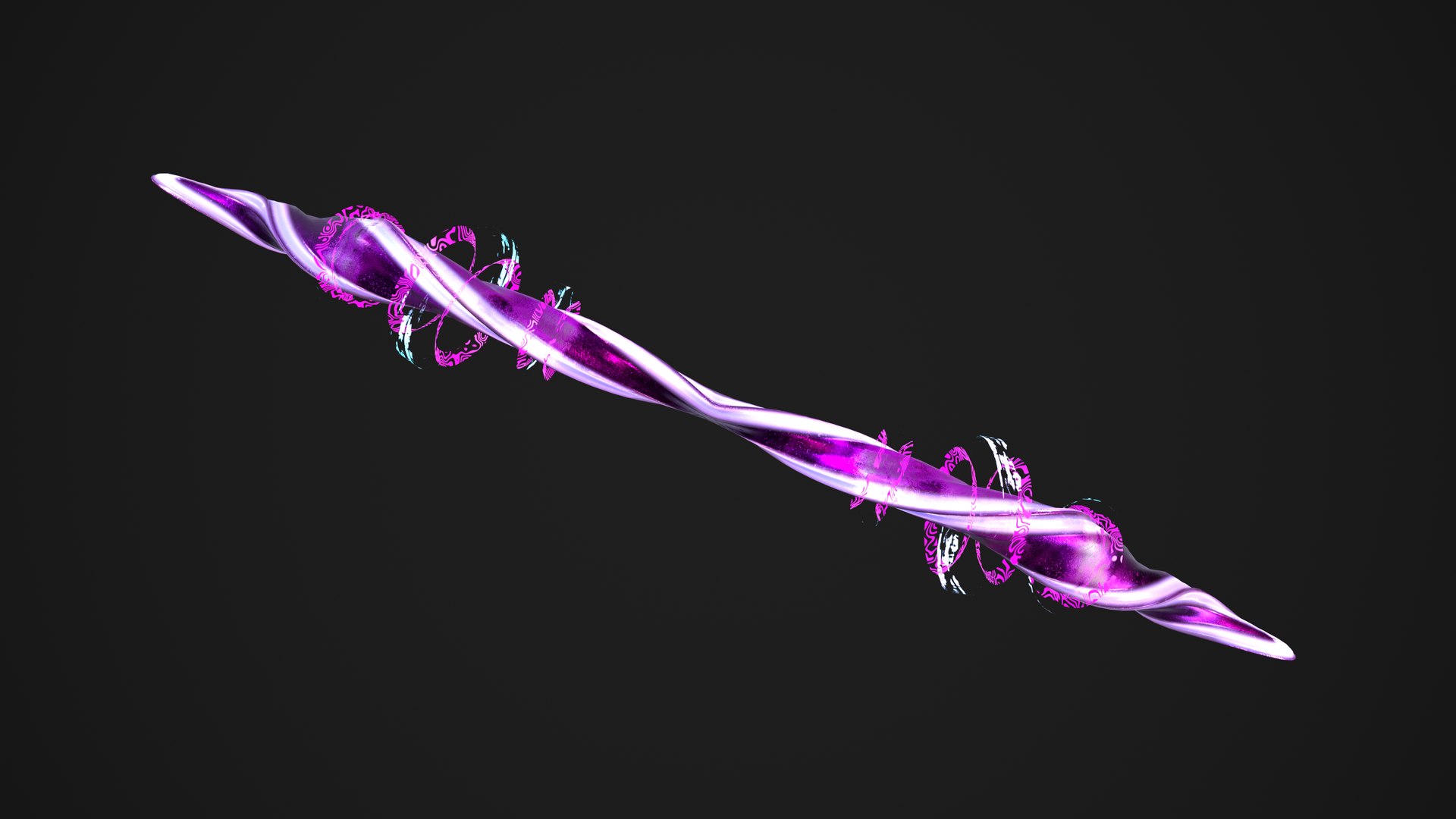 3D Purple Warriors Bow Low-poly - TurboSquid 2047705
