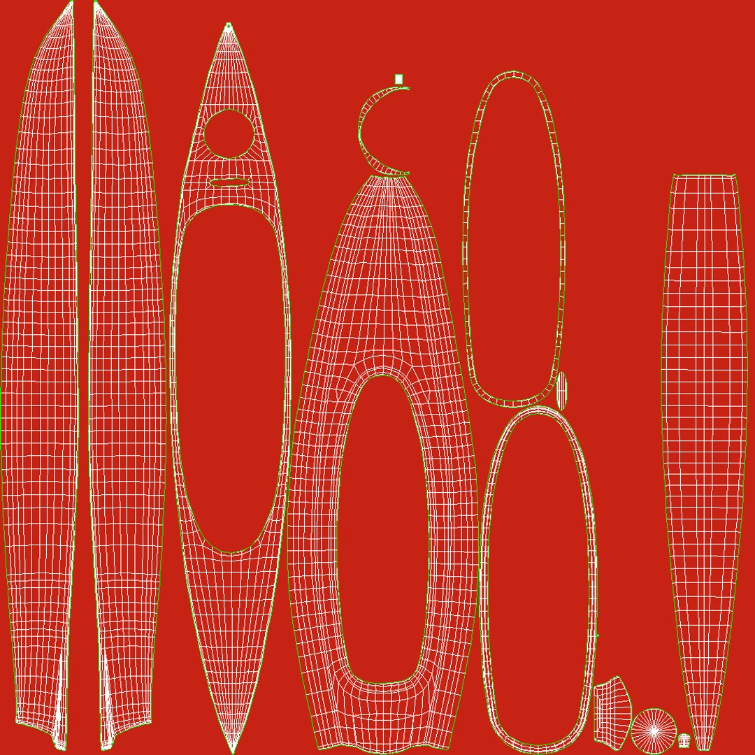 3D Kayak model - TurboSquid 1925252