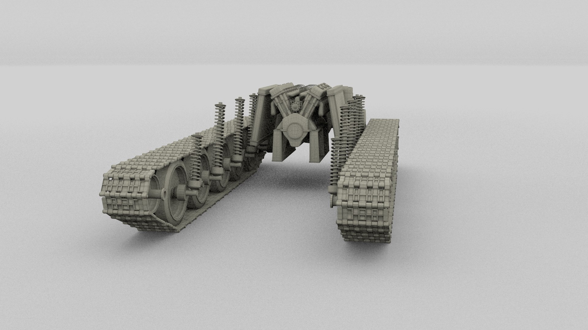 T34 Tank Drivetrain T Fbx