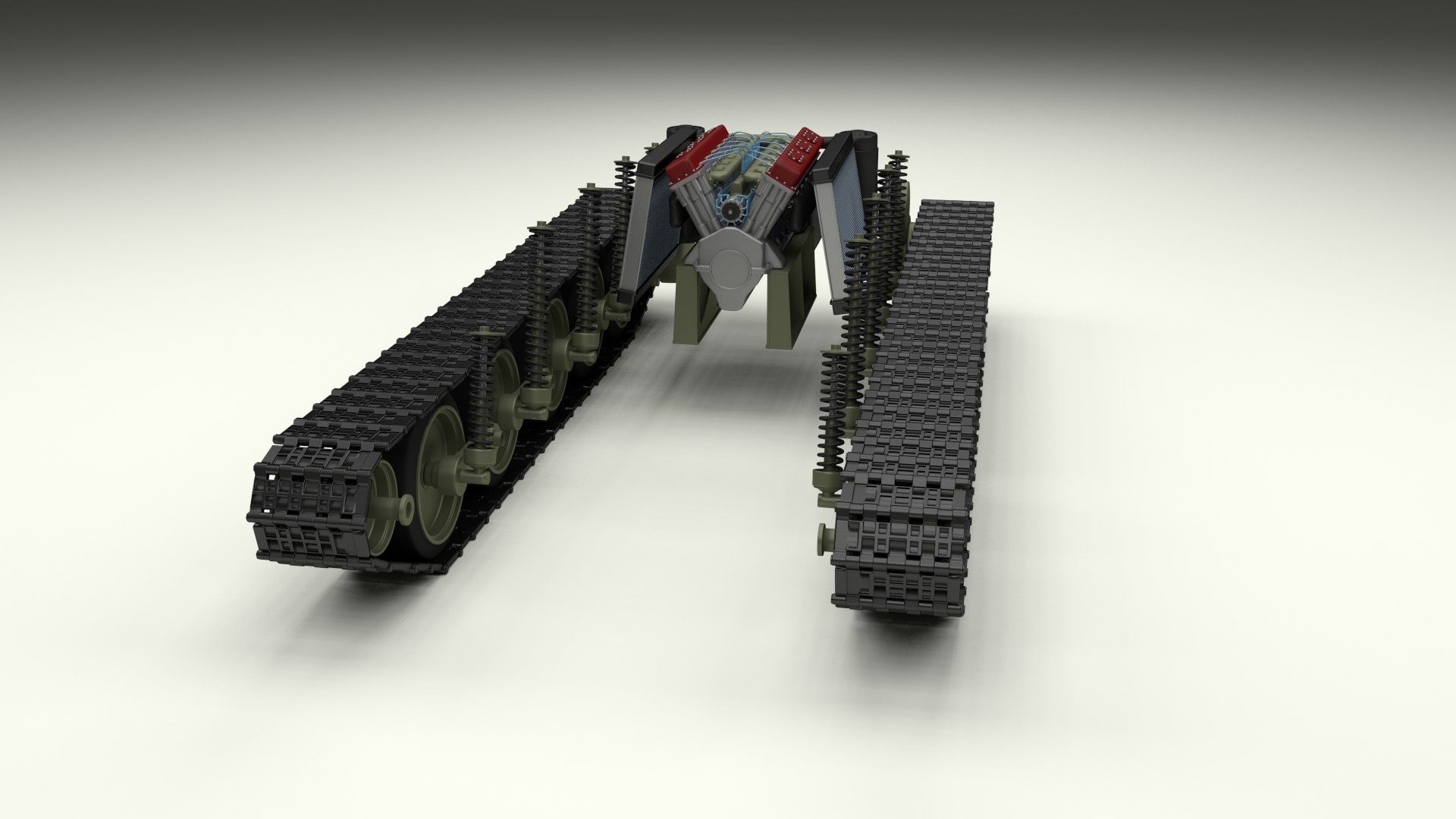 T34 Tank Drivetrain T Fbx