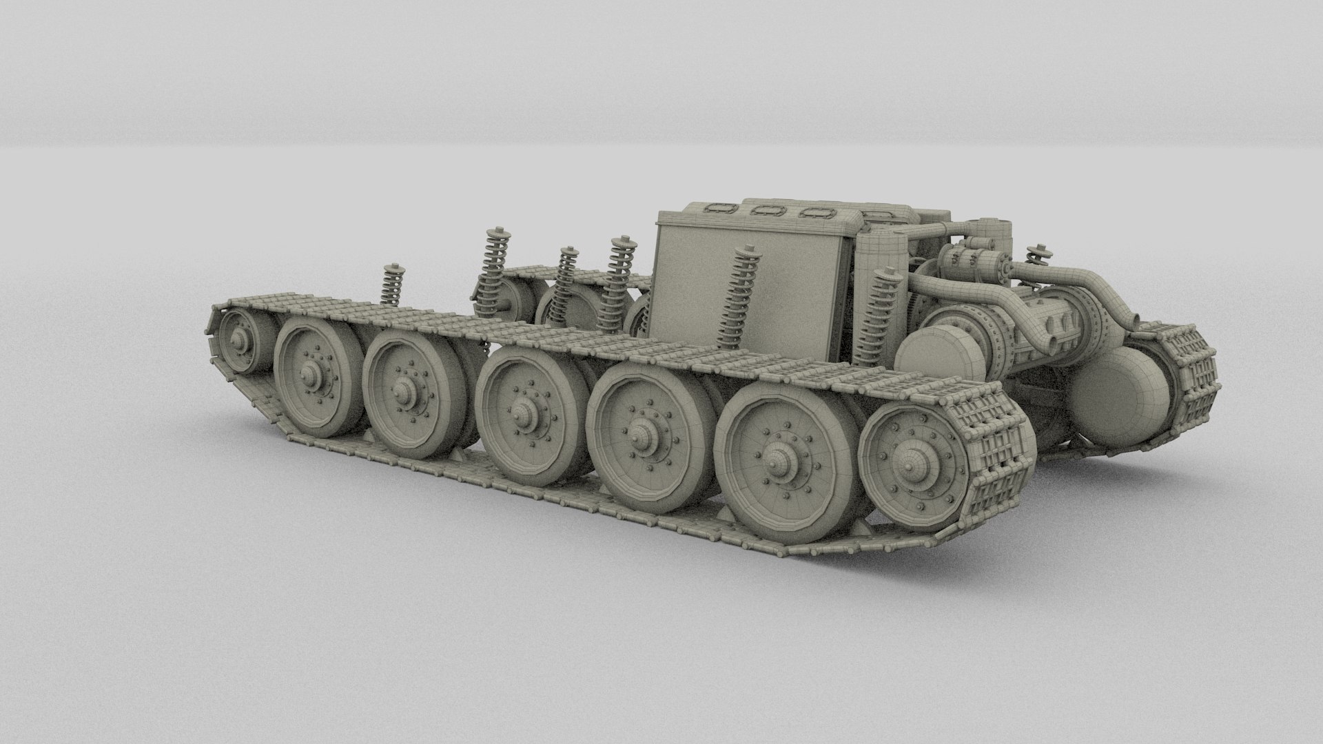 T34 Tank Drivetrain T Fbx