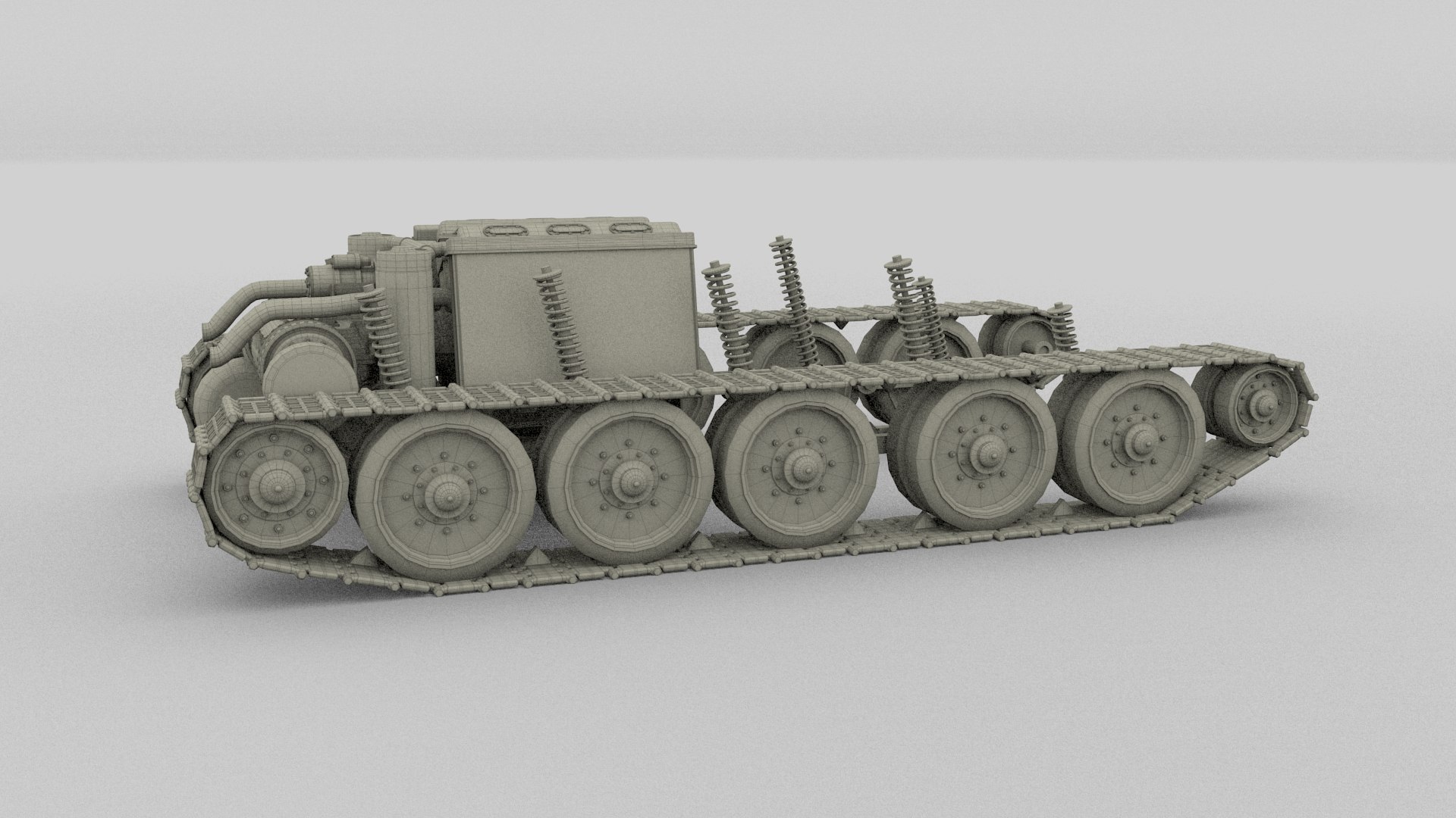 T34 Tank Drivetrain T Fbx