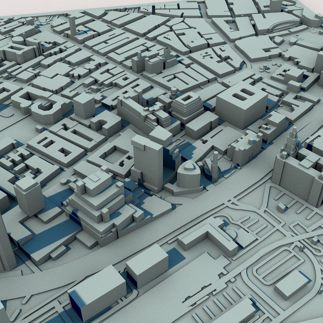 3D Model Liverpool City England United Kingdom - TurboSquid 2428228