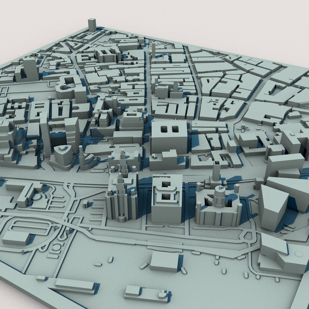 3D Model Liverpool City England United Kingdom - TurboSquid 2428228