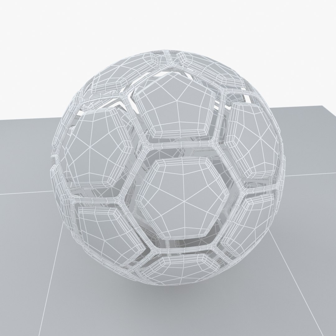 3d Soccer Ball Model