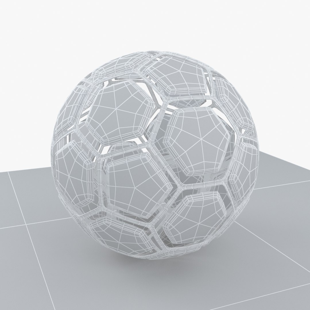 3d Soccer Ball Model