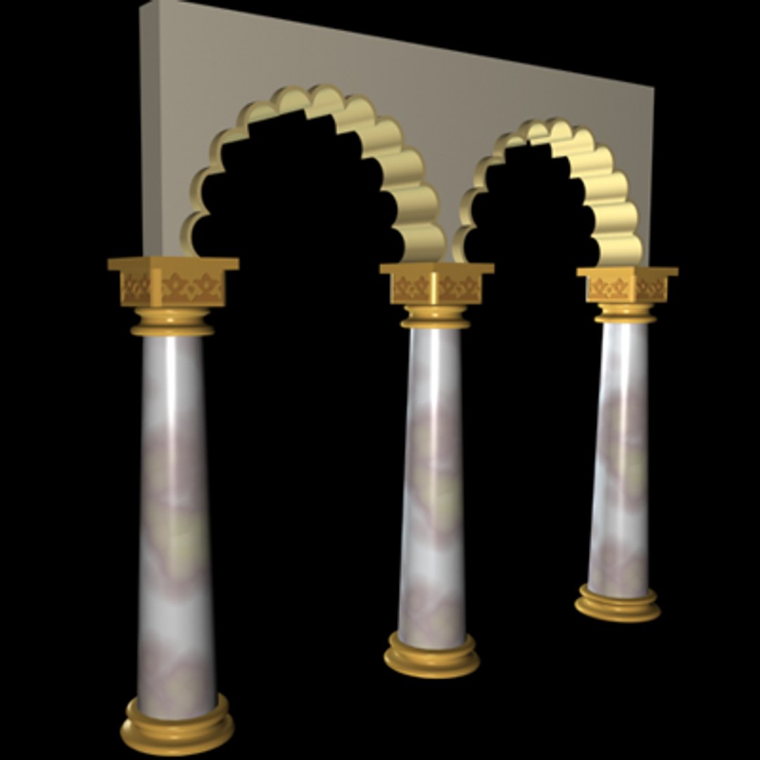 3d Model Arc Pillar