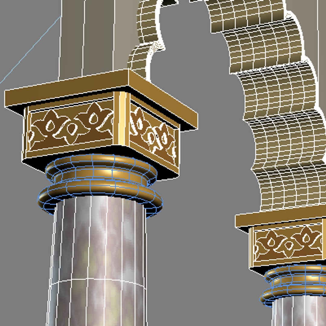 3d Model Arc Pillar