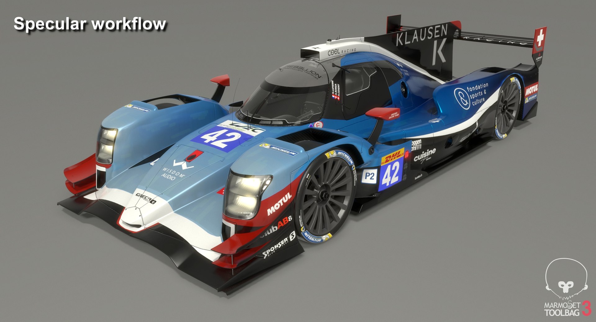 Cool racing wec lmp2 3D - TurboSquid 1546126