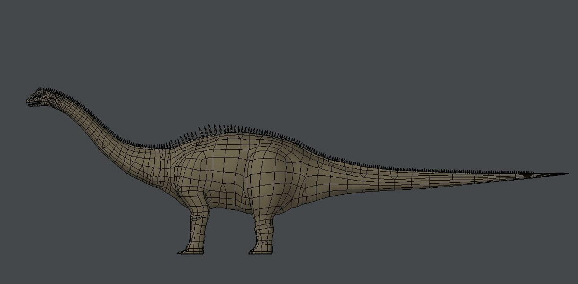 Dinosaur Apatosaurus Isanosaurus 3d Model