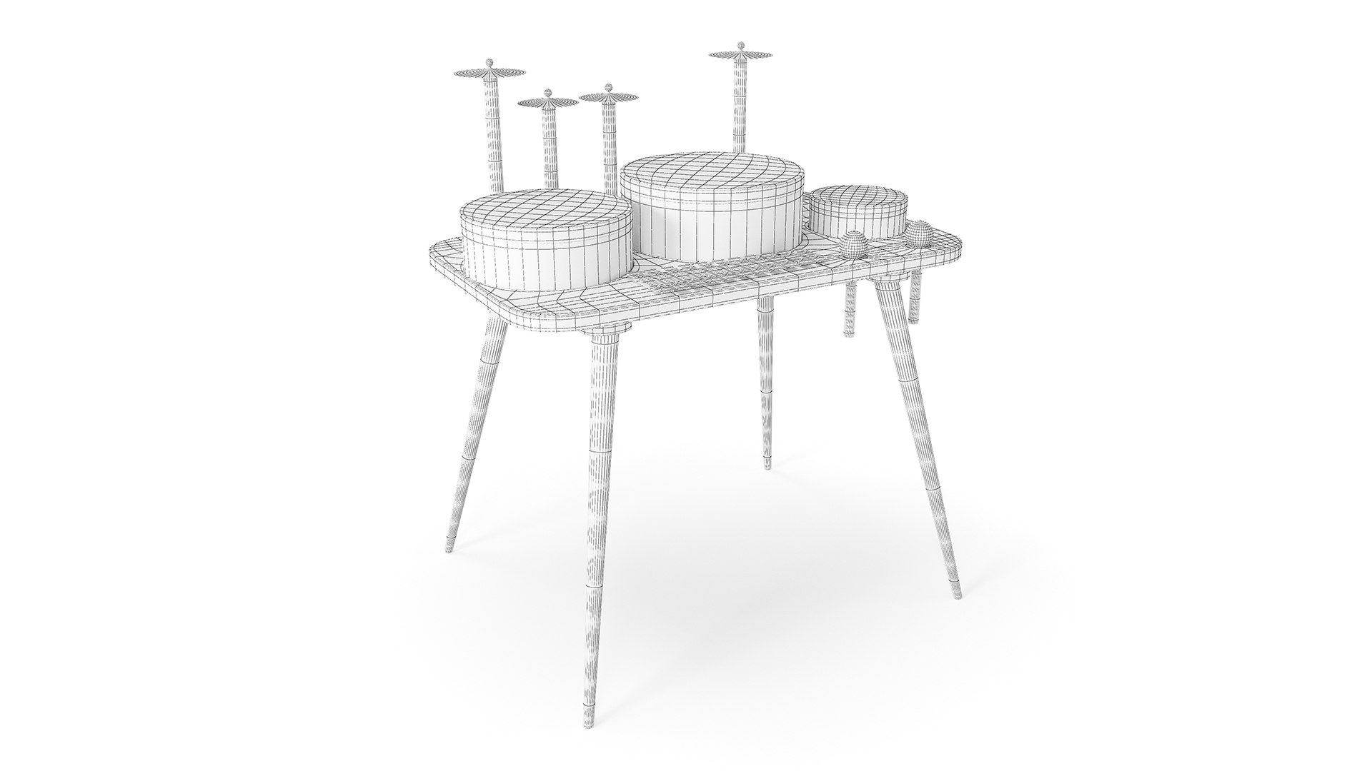 3D Wooden Band Set - TurboSquid 2036405