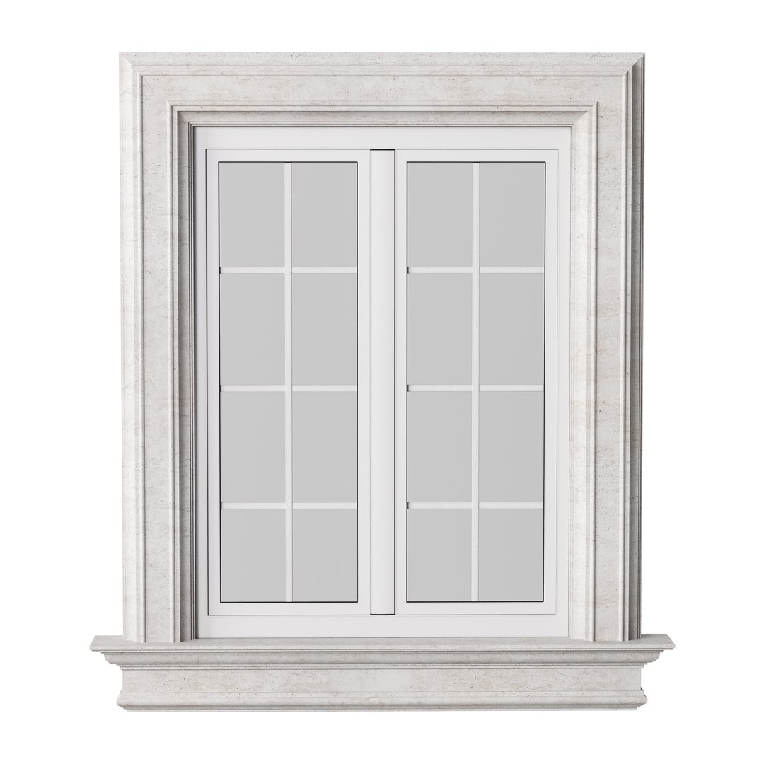 Architectural Classic Window 3D Model 5 3D Model - TurboSquid 2392263