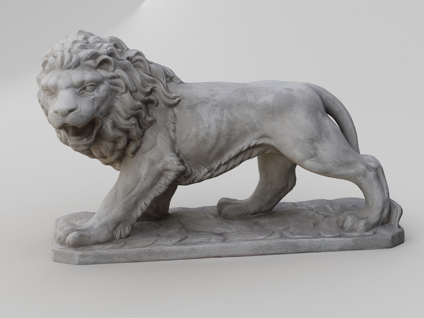 3D Lion Sculpture Model - TurboSquid 1504906