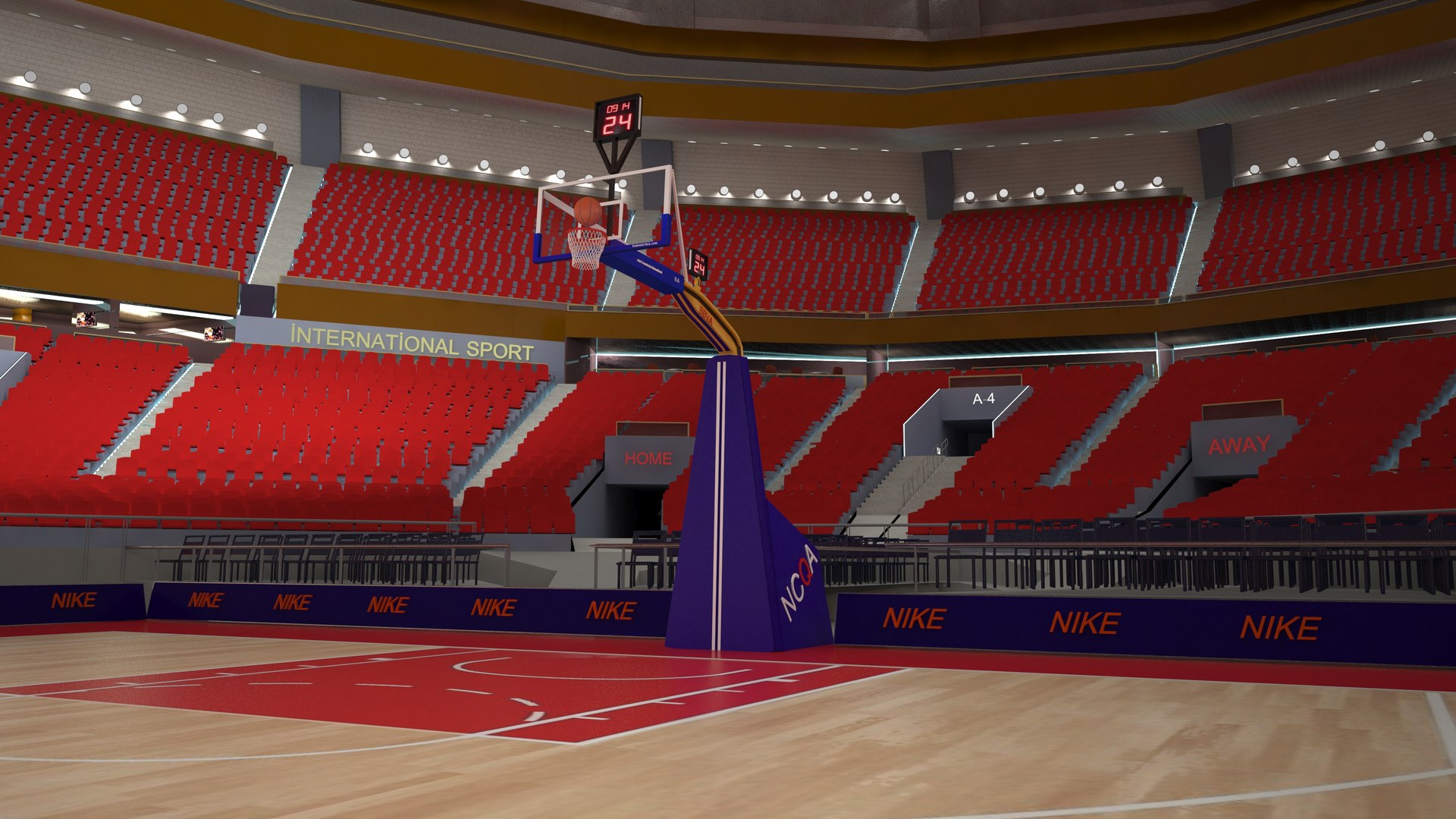 3D Basketball Arena and Locker Room - TurboSquid 1753851