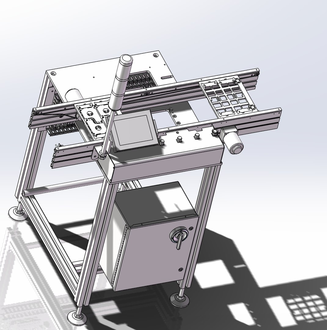 3D Pcb Assembly Line Conveyor Model - TurboSquid 1330649
