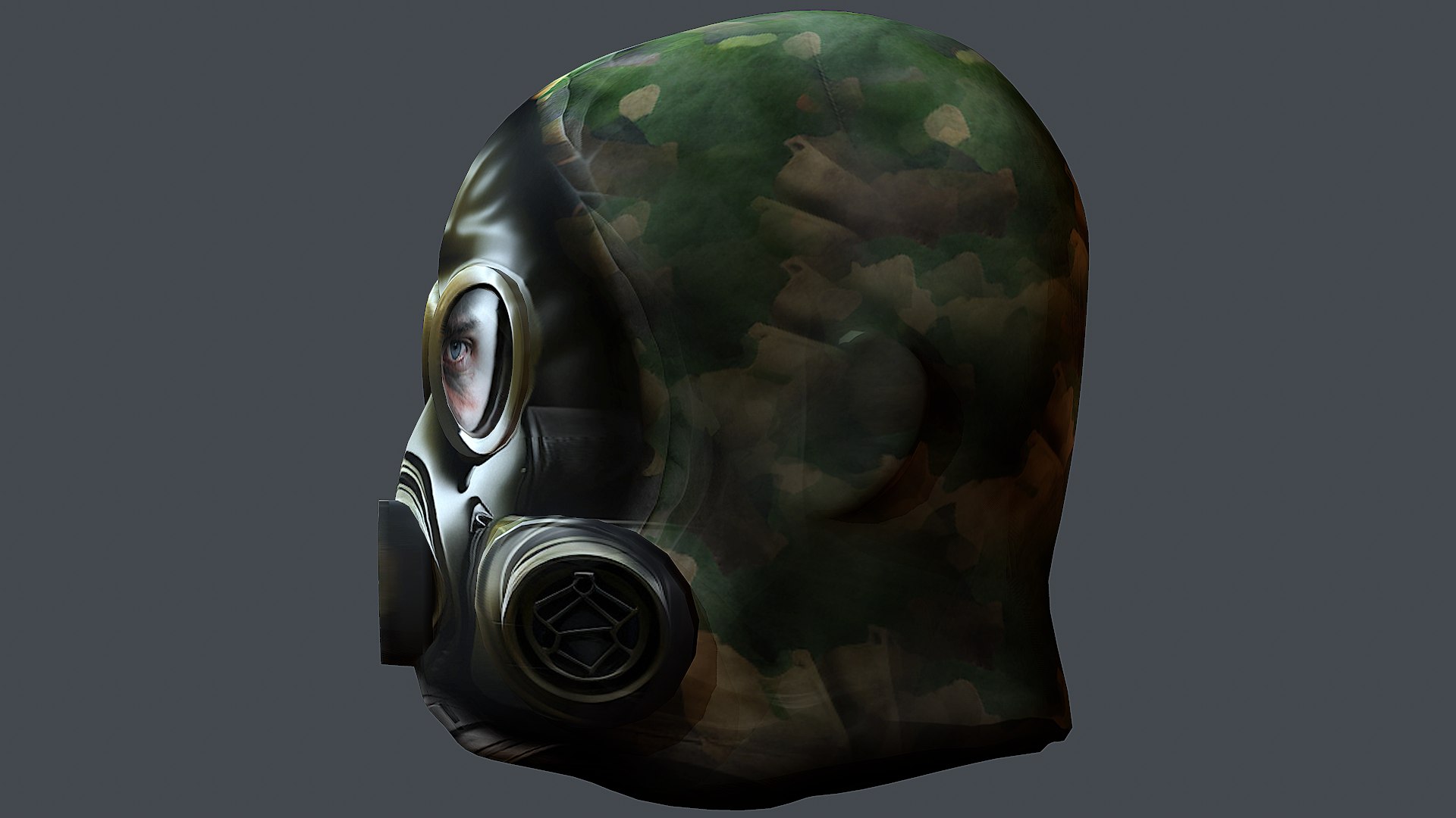Gas Mask Helmet Scifi Futuristic Protection Safety Model - TurboSquid ...