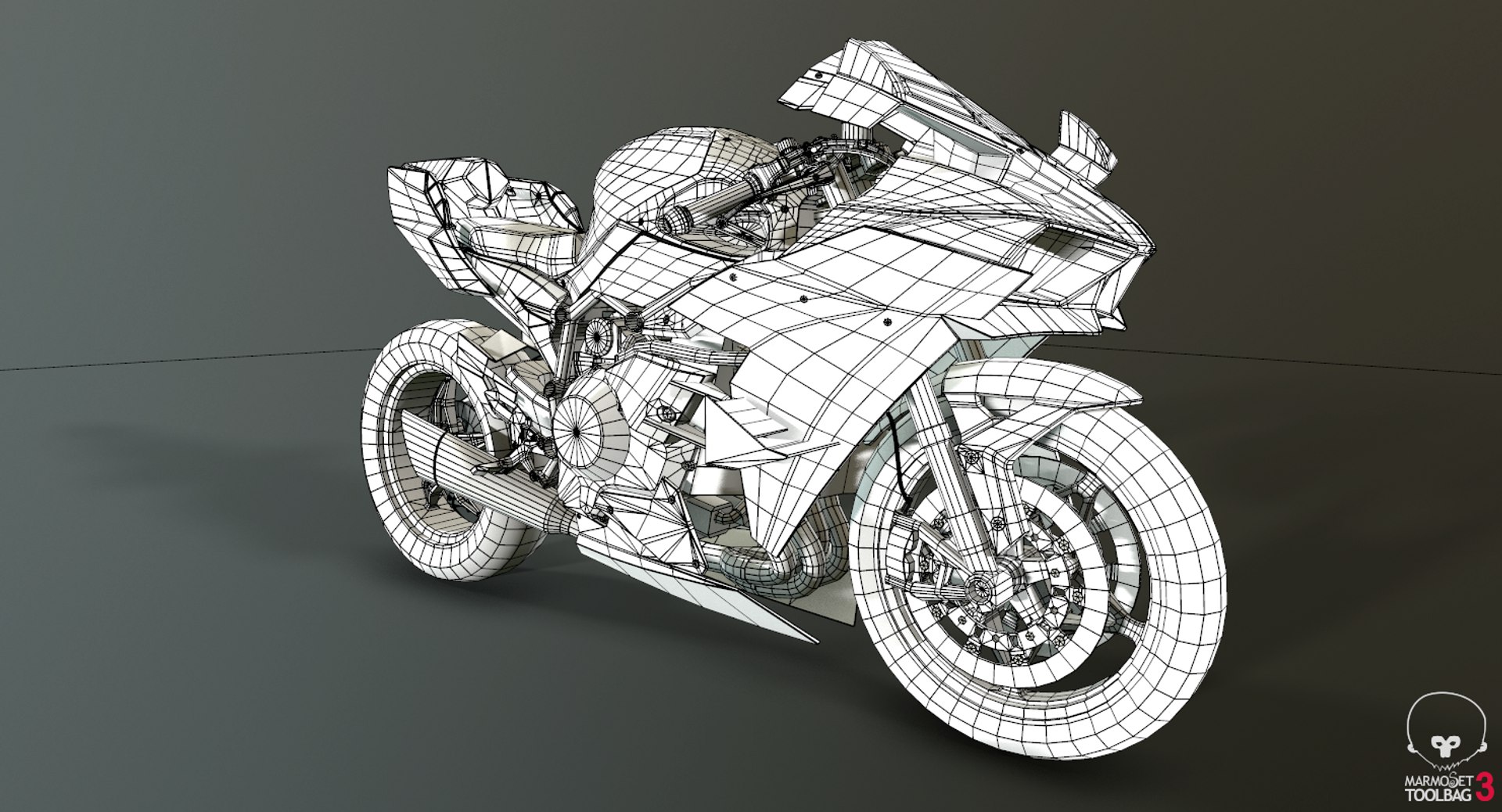 3D Kawasaki Ninja H2r Motorcycle Model - TurboSquid 1366421