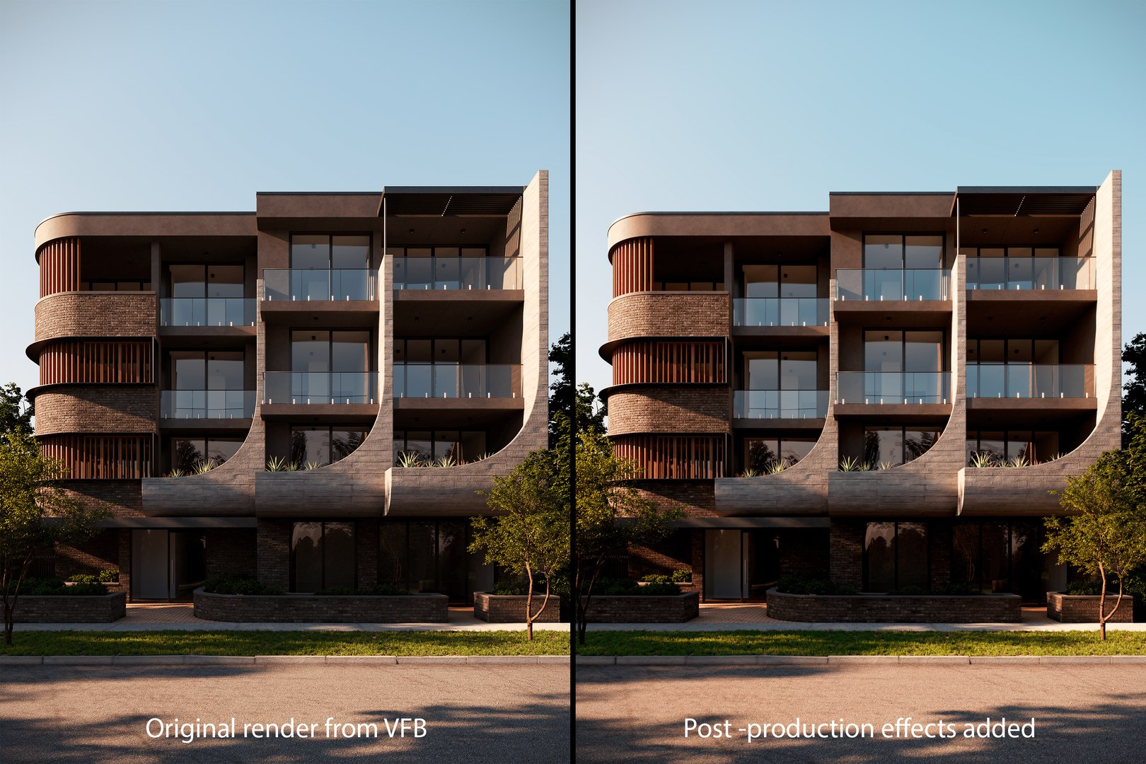 3D Residential Building Exterior Scene 3D Model - TurboSquid 2005126