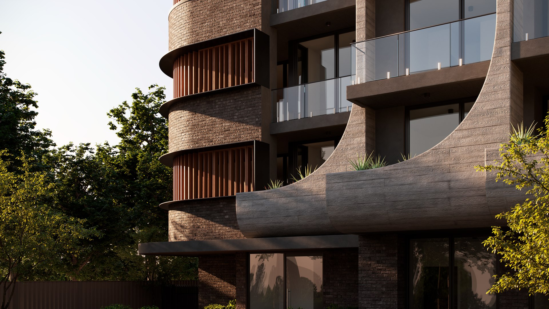 3D Residential Building Exterior Scene 3D Model - TurboSquid 2005126