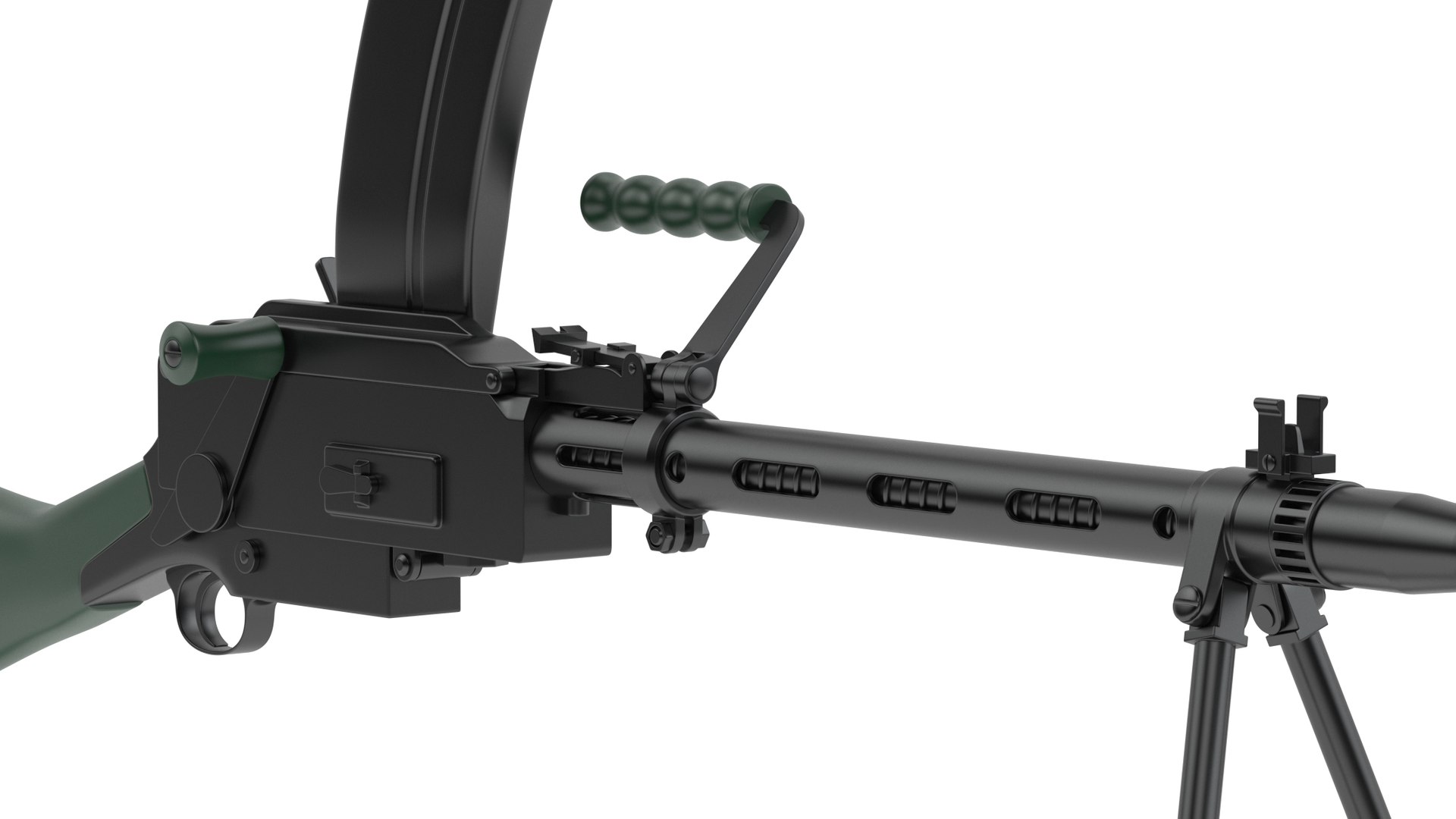 Madsen Machine Gun Model - TurboSquid 1806116