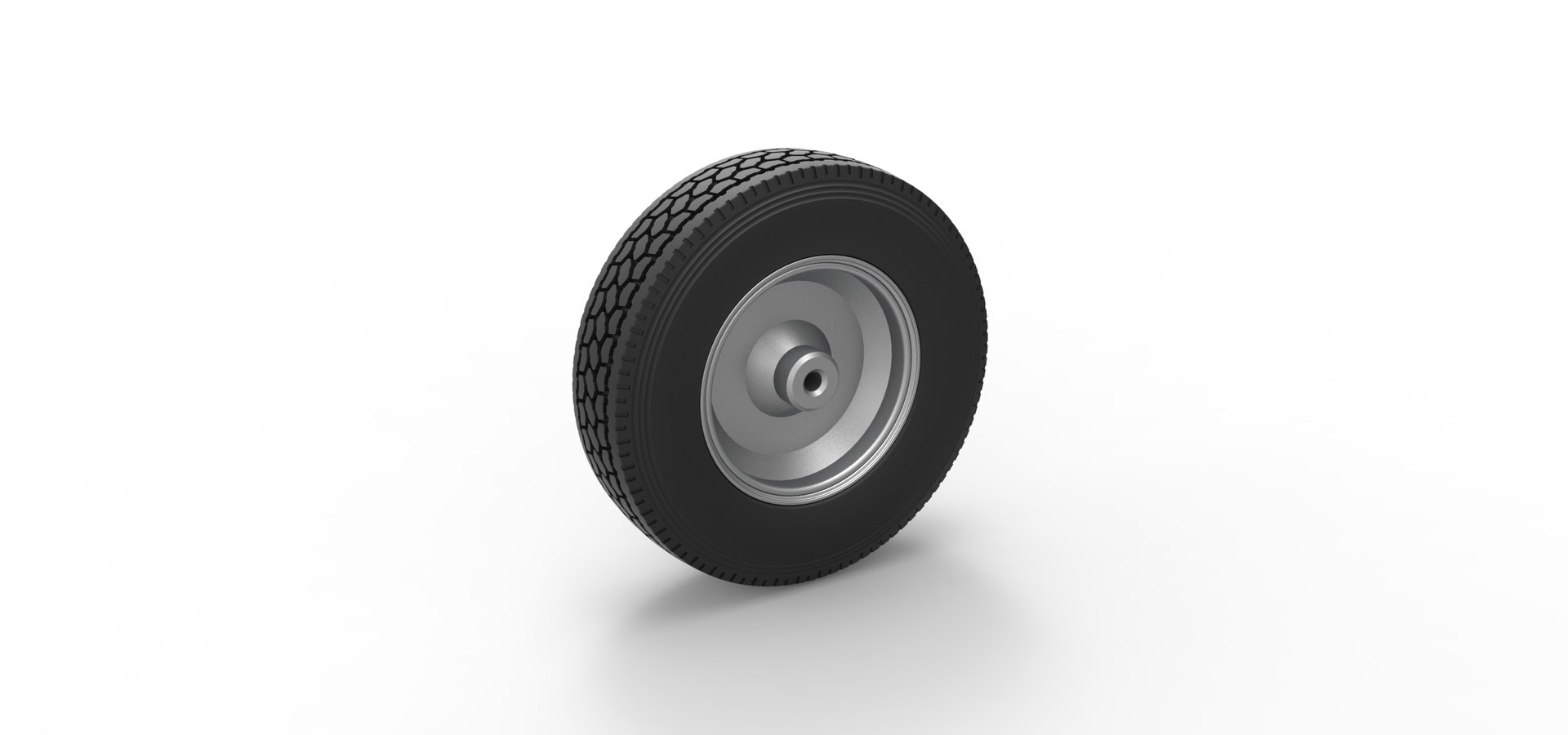 Diecast Front Custom Slab Wheel Of Semi Truck Scale 1 To 25 3D ...