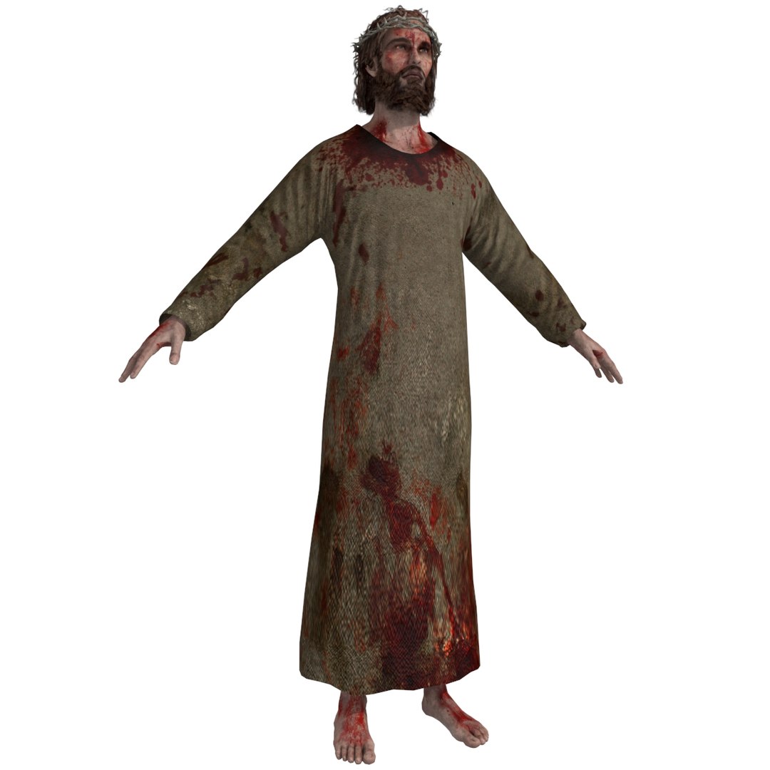 Rigged Jesus Christ 3d 3ds
