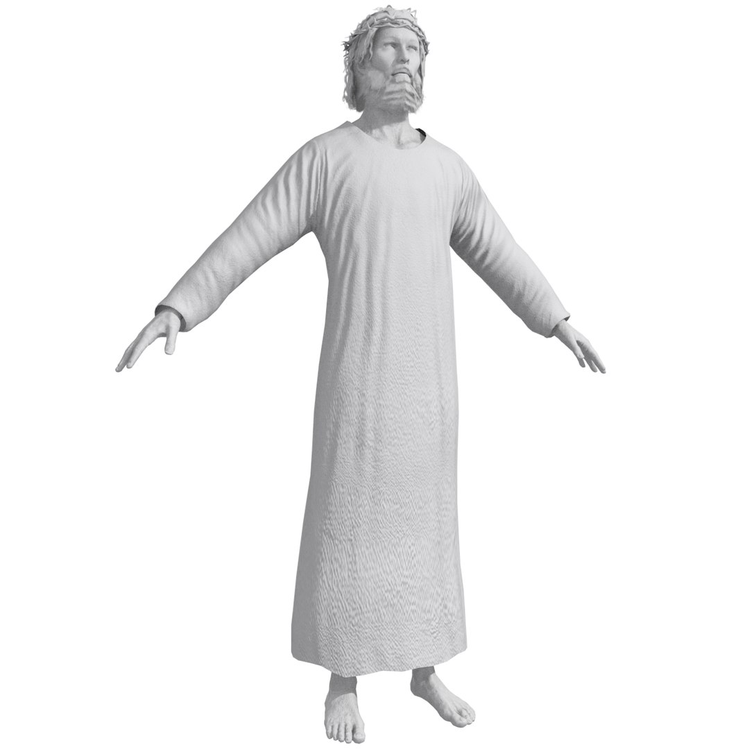 Rigged Jesus Christ 3d 3ds