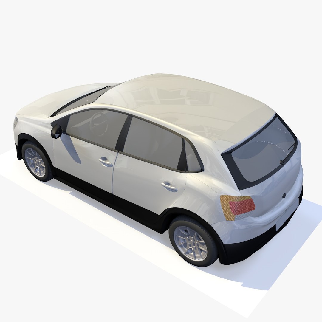 3D Generic Hatchback Car Vehicle - TurboSquid 1191604